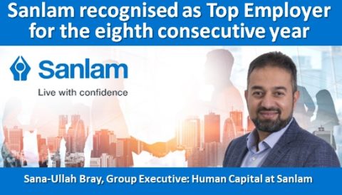 Sanlam recognised as Top Employer for the eighth consecutive year | EBnet