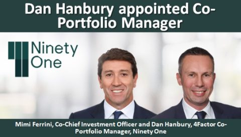 Dan Hanbury appointed Co-Portfolio Manager of the Ninety One Global ...